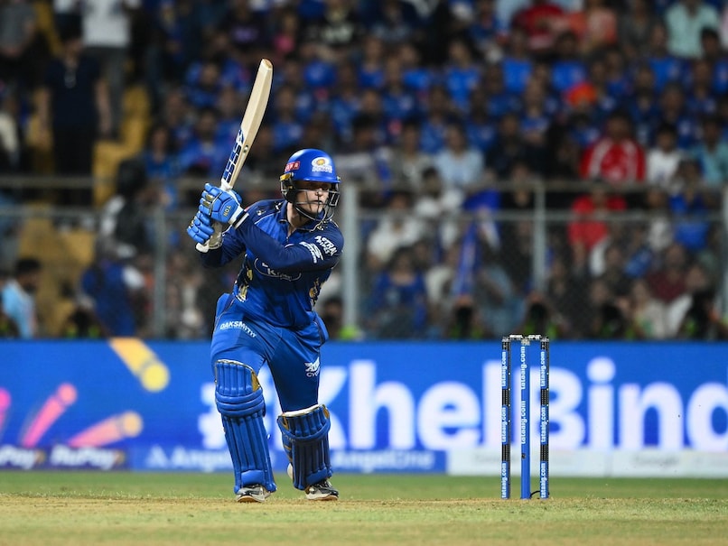 MI vs SRH live score, IPL 2026: Ryan Rickelton slams 23-ball fifty ...