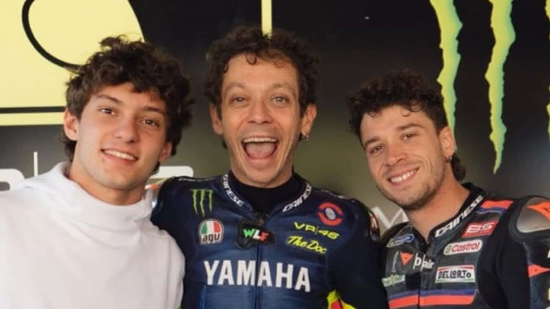 F1's Kimi Antonelli was hanging out with Rossi and Bezzechi, are ...