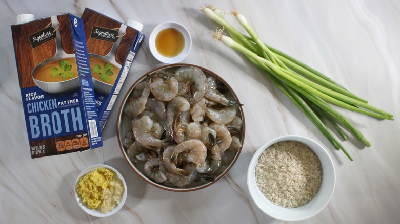 Simple shrimp congee recipe