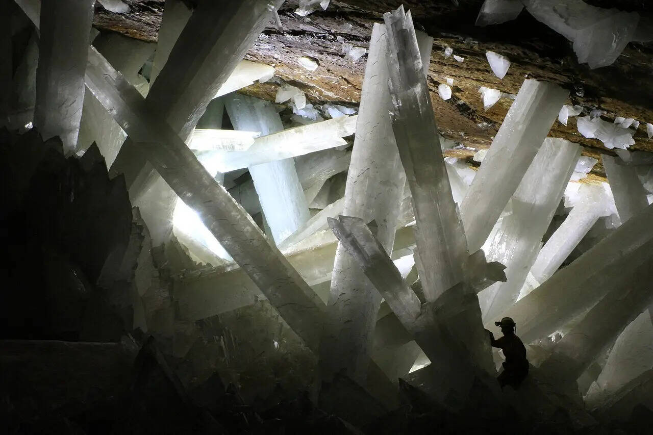 In 2000, silver miners in Mexico accidentally drilled into a 300-meter ...