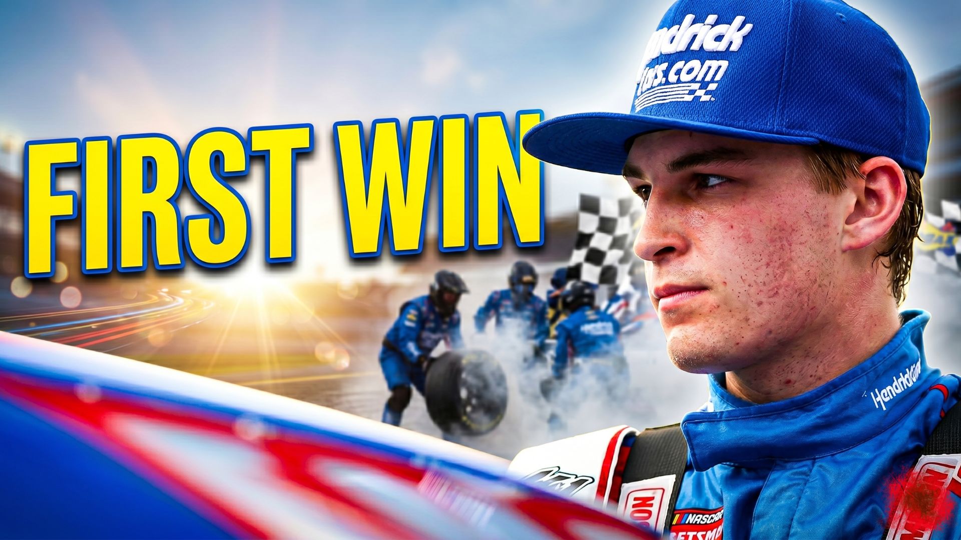 Watch: Corey Day grabs first O’Reilly Series win after Talladega shakeup