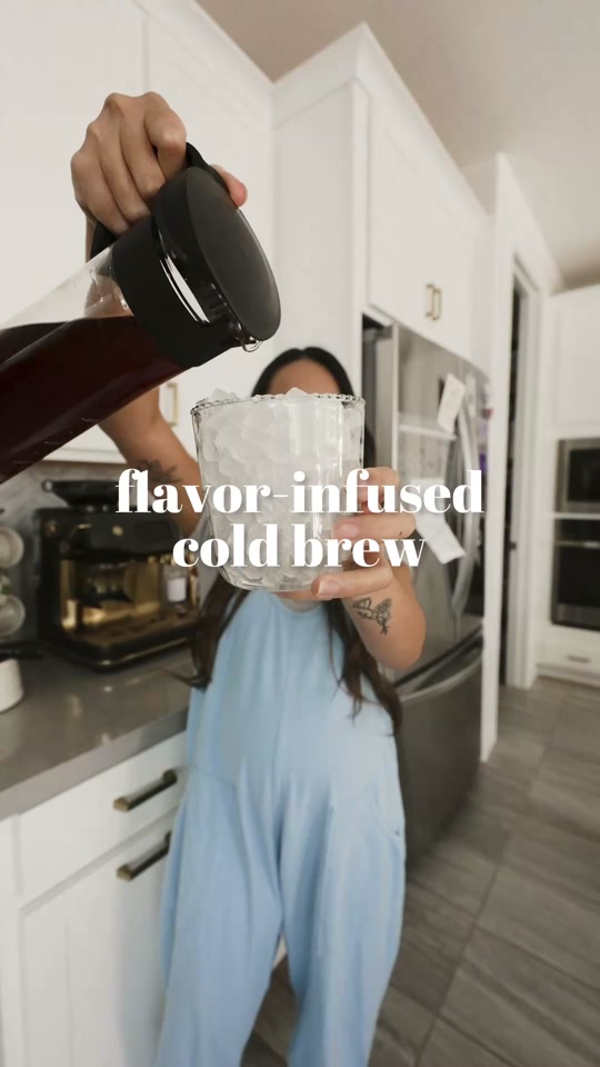 Easy infused cold brew coffee at home