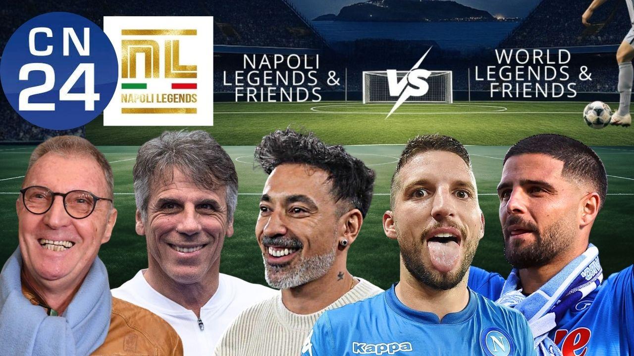 Notte dei Leoni Napoli Legends: segui il match su CalcioNapoli24 ...