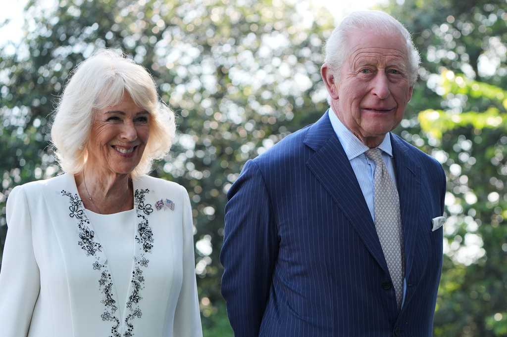 King Charles and Queen Camilla visiting 9/11 Memorial as state visit ...