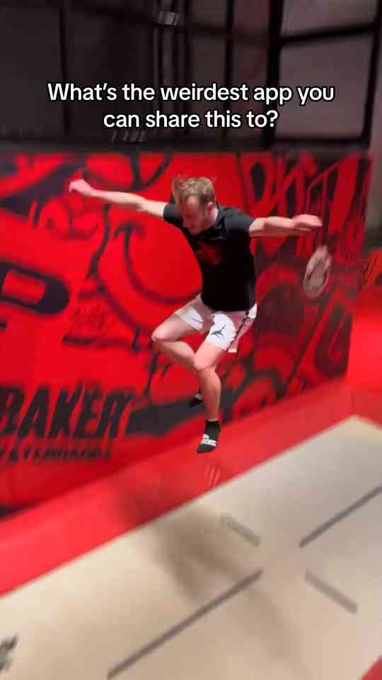 Checking share options on Flip app