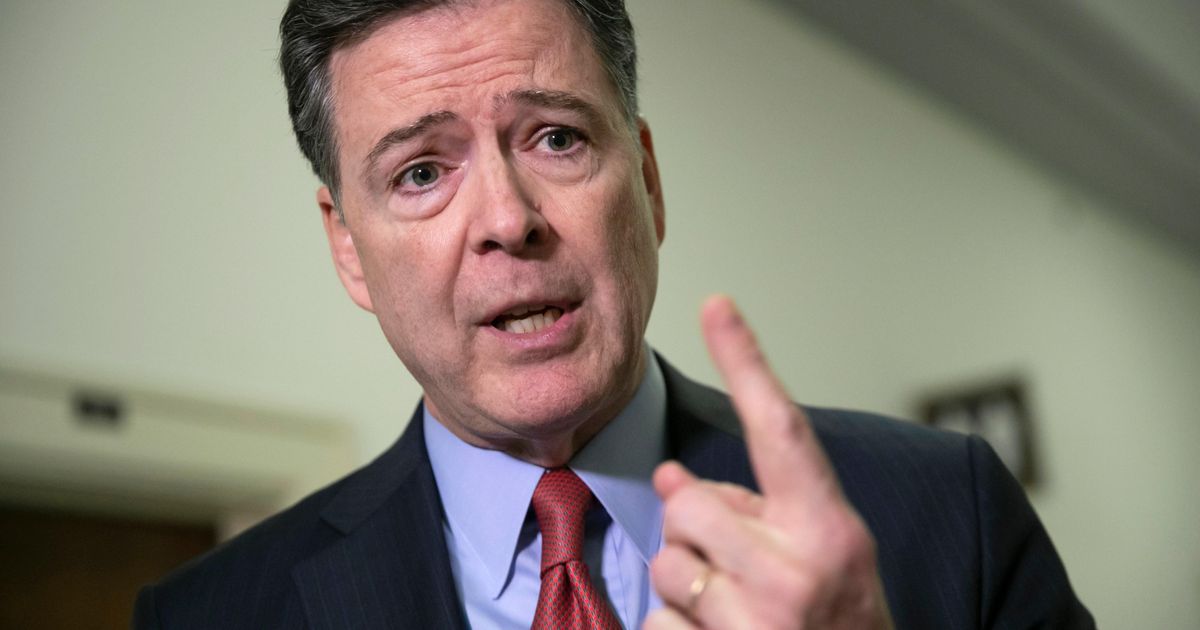 Former FBI Director James Comey surrenders to law enforcement at ...