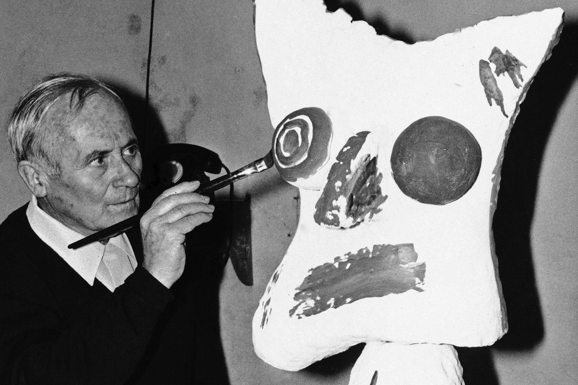 Miró helped shape modern art. The US helped shape Miró.