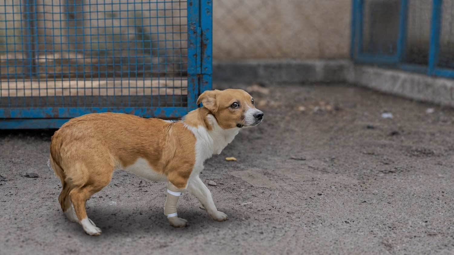Can someone save this terrified rescue puppy?