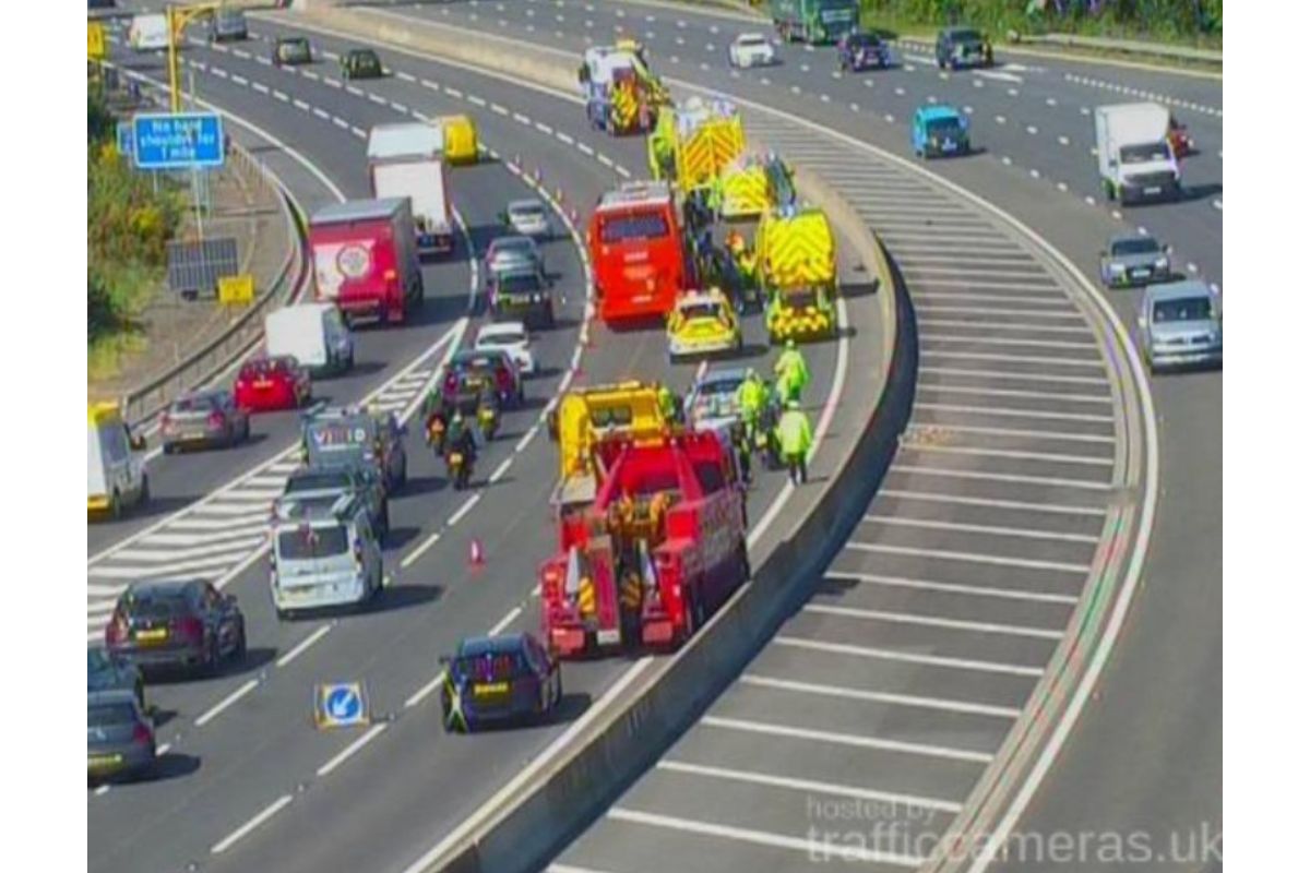 M27: Coach with children involved in crash with tipper truck and car ...