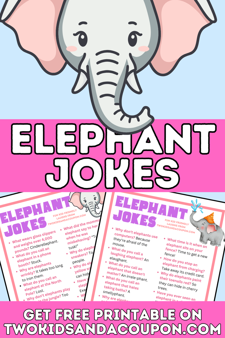 These excellent elephant jokes are trunk-loads of fun