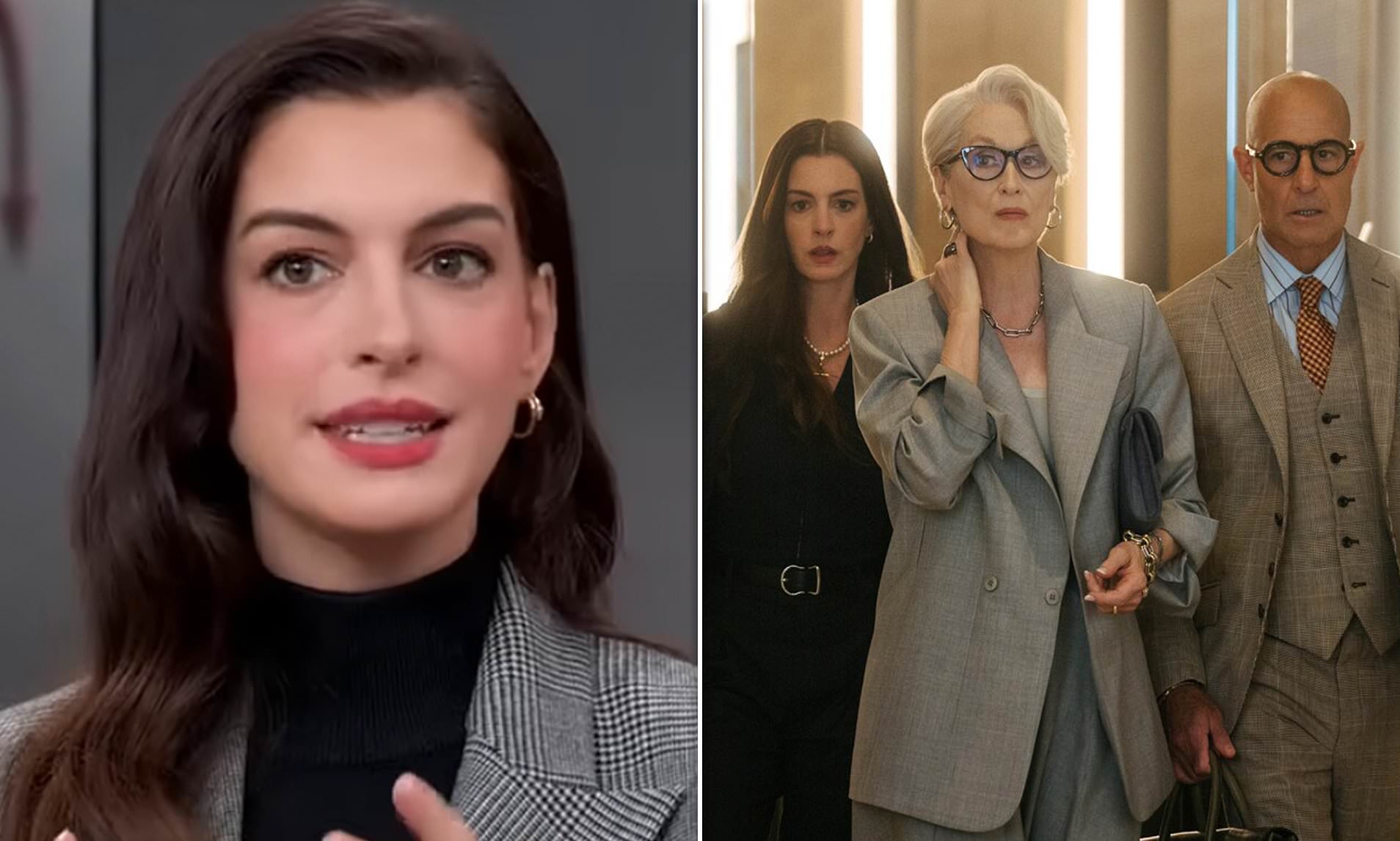 Anne Hathaway says nobody was fired after she questioned use of thin ...