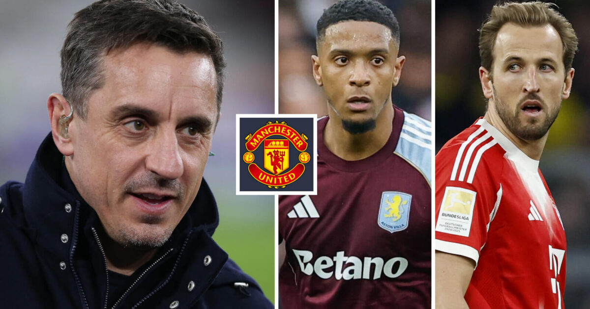 Neville names three 'realistic' Man Utd signings and three 'dream world ...