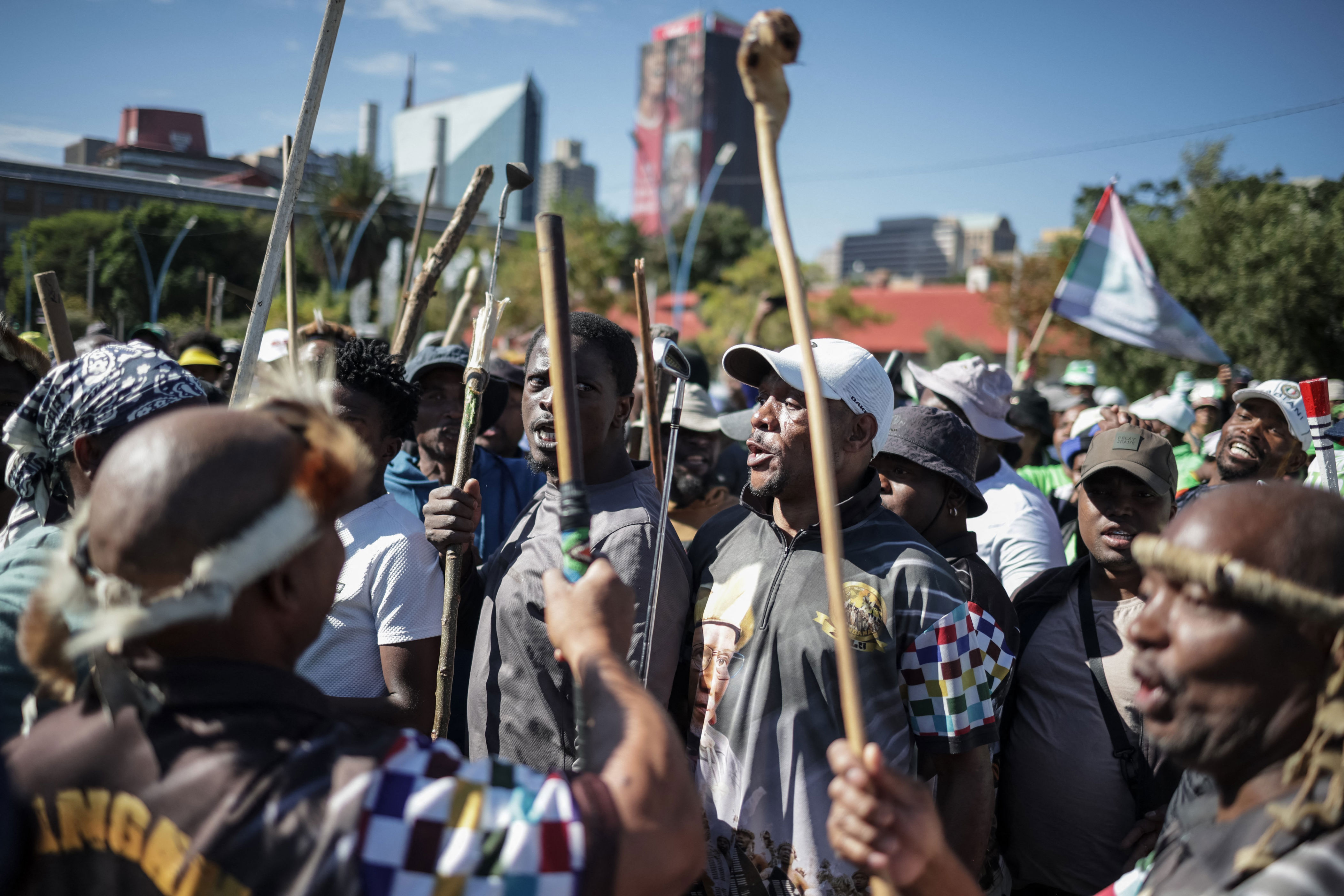 Protest against undocumented immigration takes over JHB CBD streets