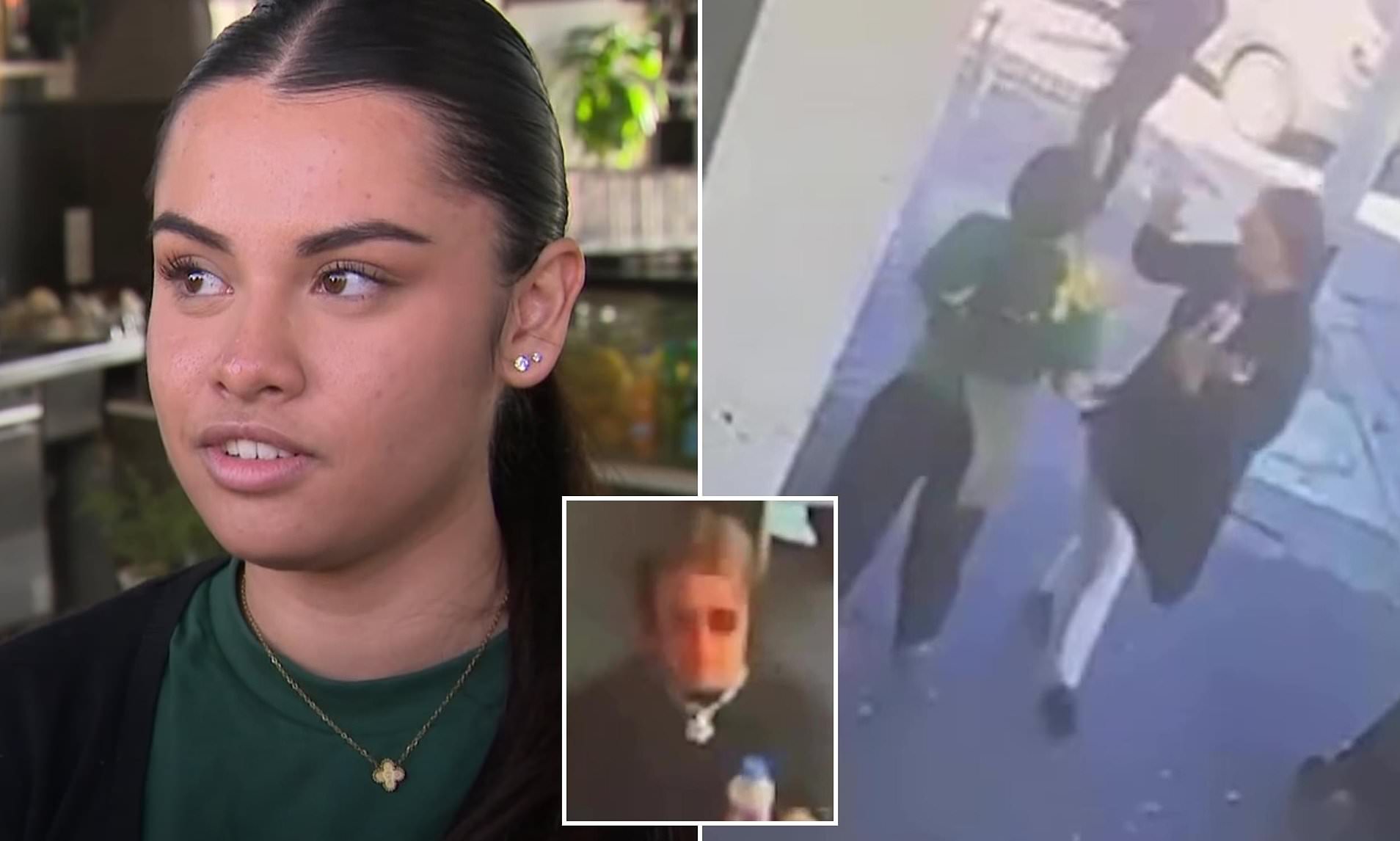 Waitress reveals the three words stranger said to her before smashing a ...