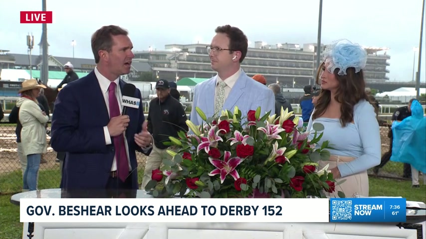 Kentucky Governor Andy Beshear joins GMK at Churchill Downs