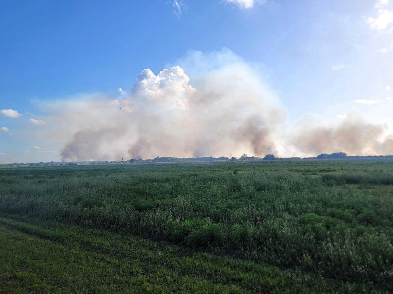 Fire at the Compound in Palm Bay reignites, officials calling it ...