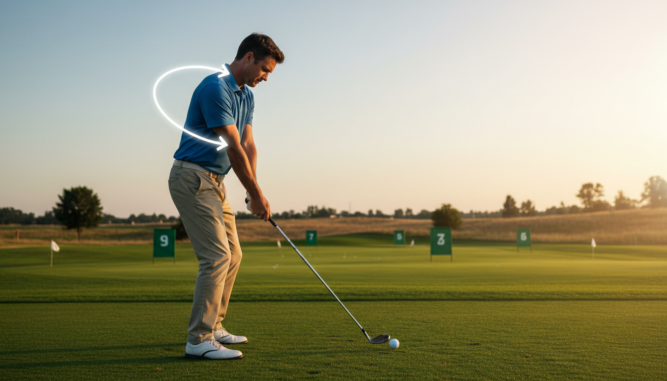 Watch how keeping your elbow forward unlocks your best golf swing