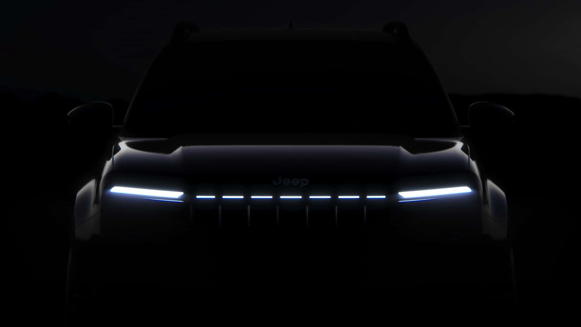 Jeep's smallest SUV teases a new illuminated grille