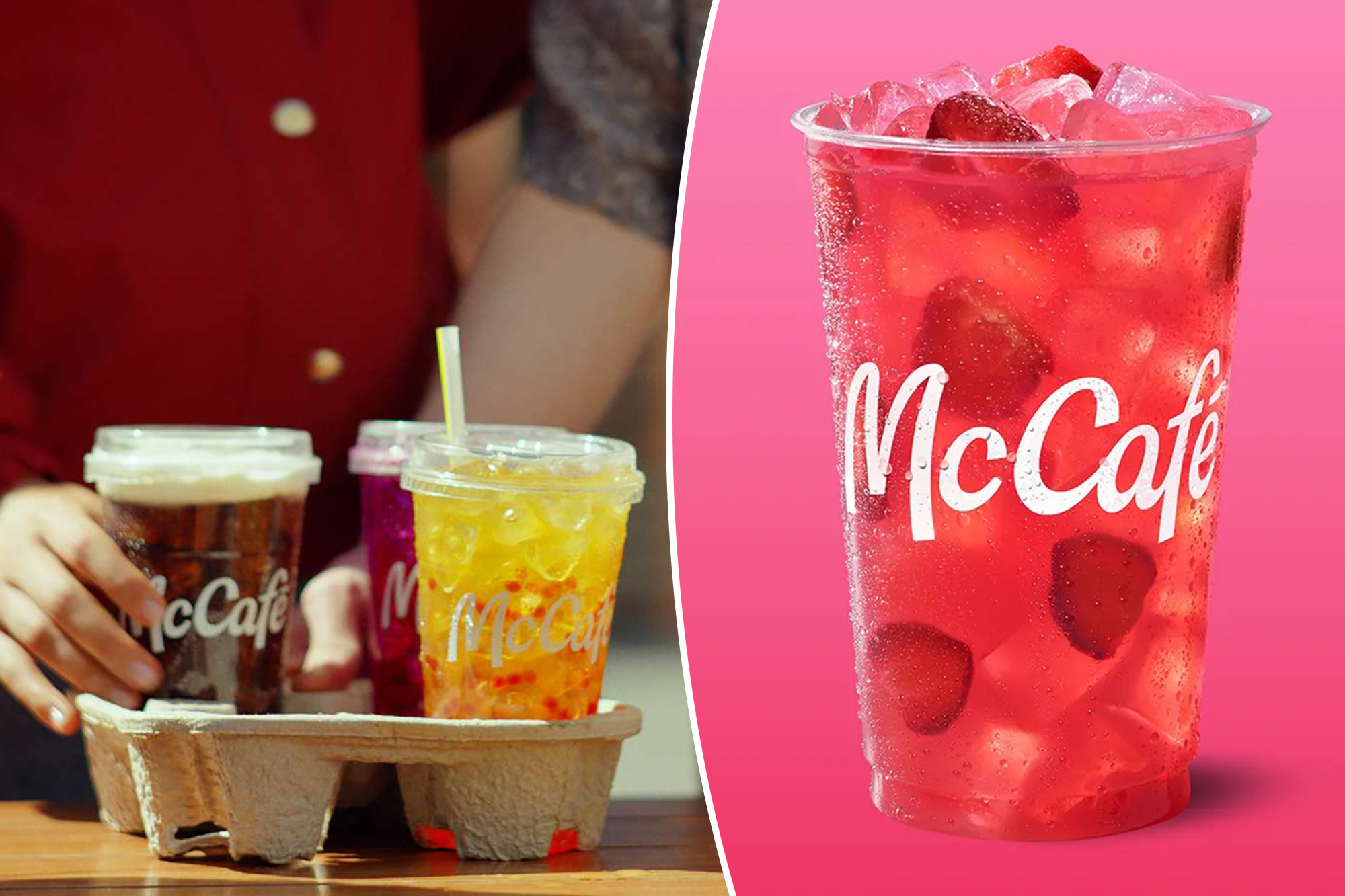 McDonald’s hops on the 'dirty soda' trend with colorful new drink lineup