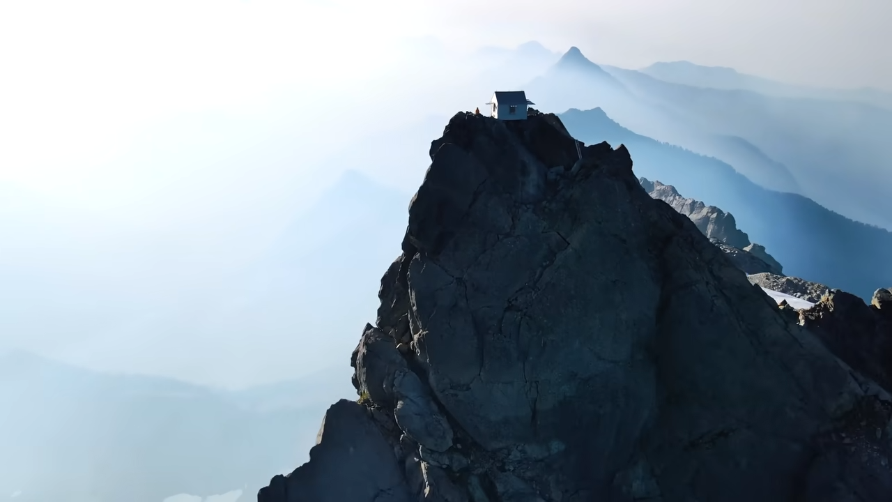 They climbed 6,000 feet for one night here - then the ladder nearly ...