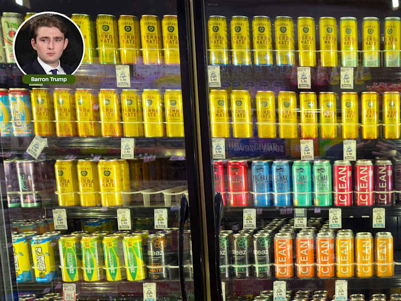 Barron Trump's new beverage brand hasn't even launched, and it's ...