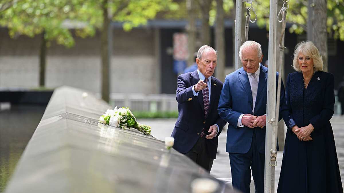 King Charles and Queen Camilla visit 9/11 Memorial to start New York ...