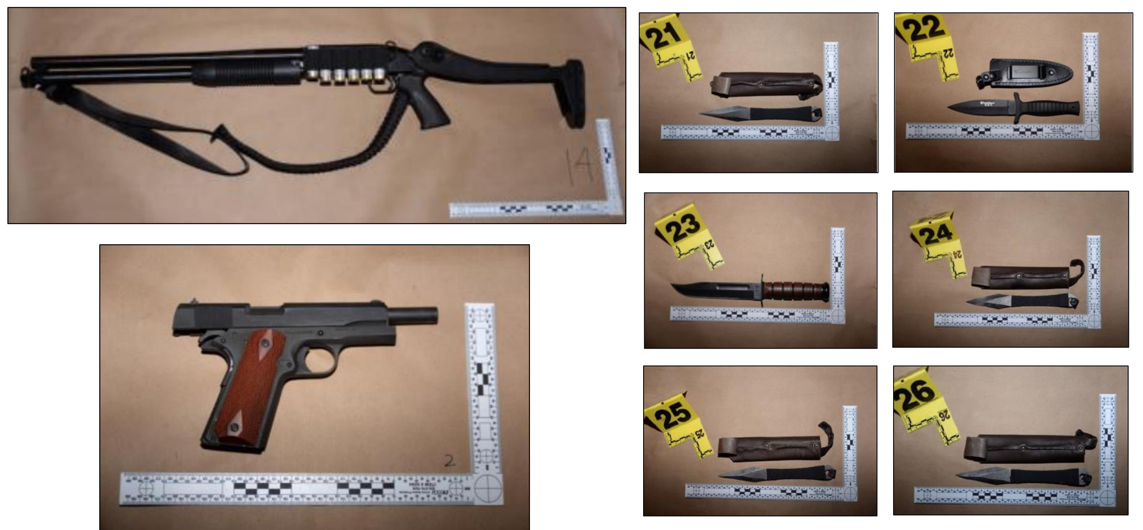 New photos show White House press dinner shooting suspect with weapons ...