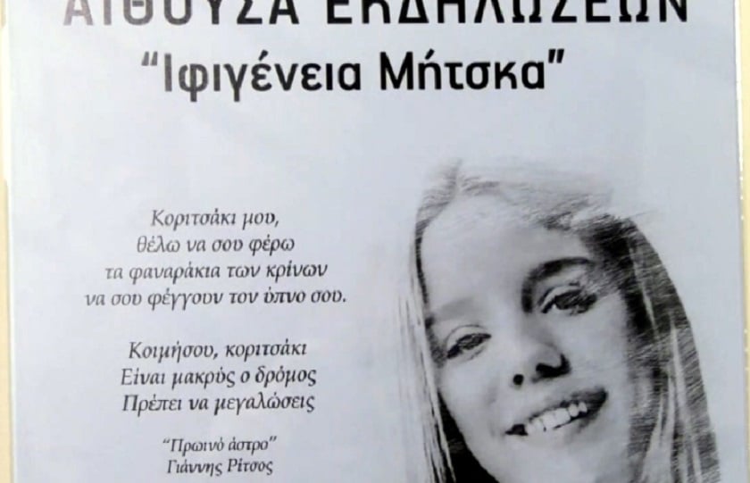 Γιαννιτσά: Αίθουσα στο Πνευματικό Κέντρο φέρει πλέον το όνομα της ...