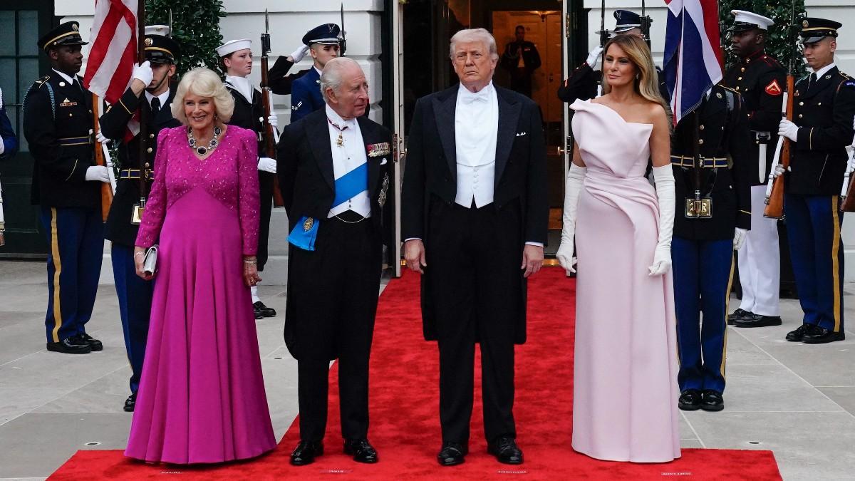 Melania Trump seen swatting away husband Donald's hand in awkward ...