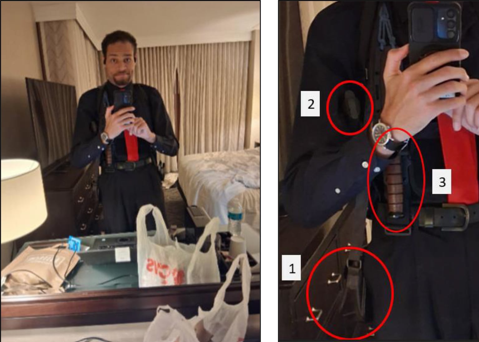 Man accused of trying to kill Trump took photo with knife in hotel ...