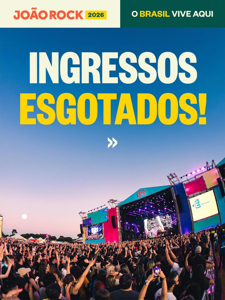 OMG! João Rock 2026 esgota ingressos e confirma sucesso da edição