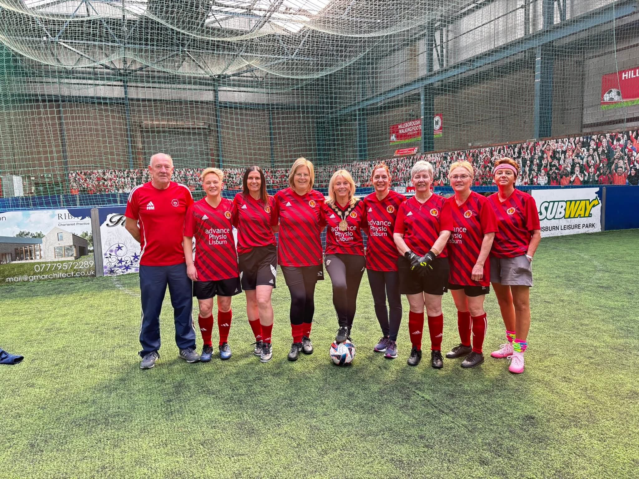 Walking football first for women
