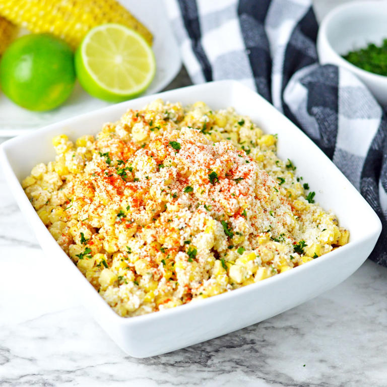 Mexican street corn salad (elote corn salad)