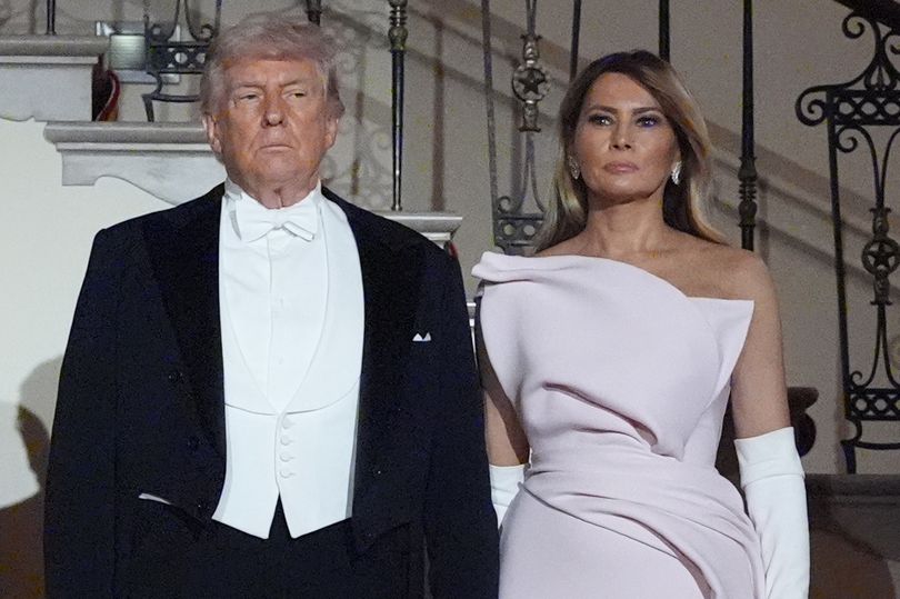 Melania sparks 'Jackie Kennedy' comparisons in pink gown despite ...