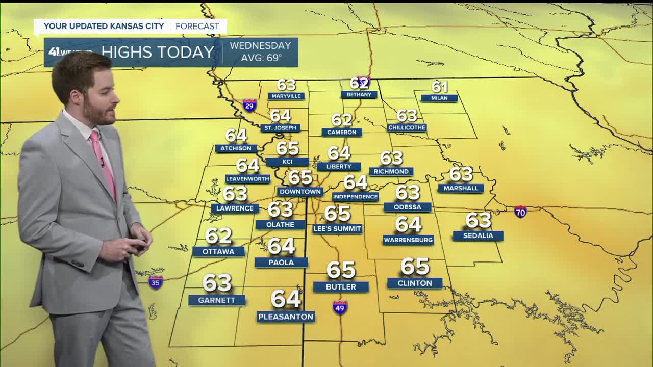 KSHB 41 weather noon Wednesday update
