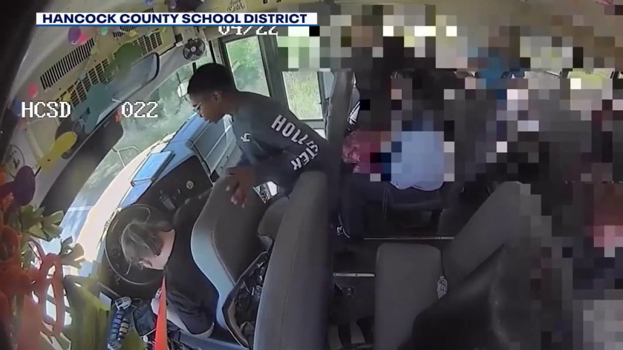 Middle school students stop bus from crashing