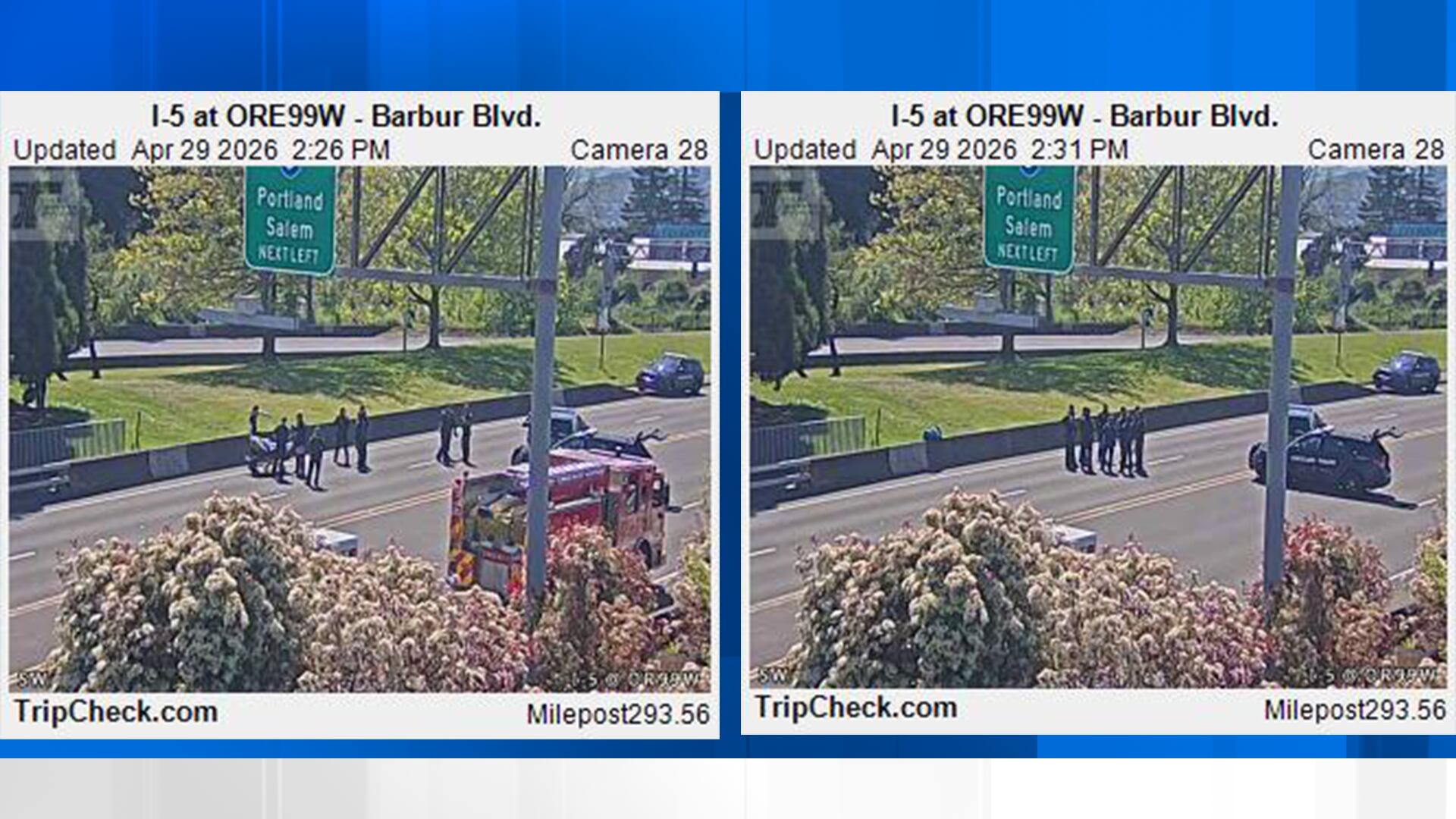 Response to 'man in crisis' briefly closed Hwy 99 near I-5 in Tigard ...