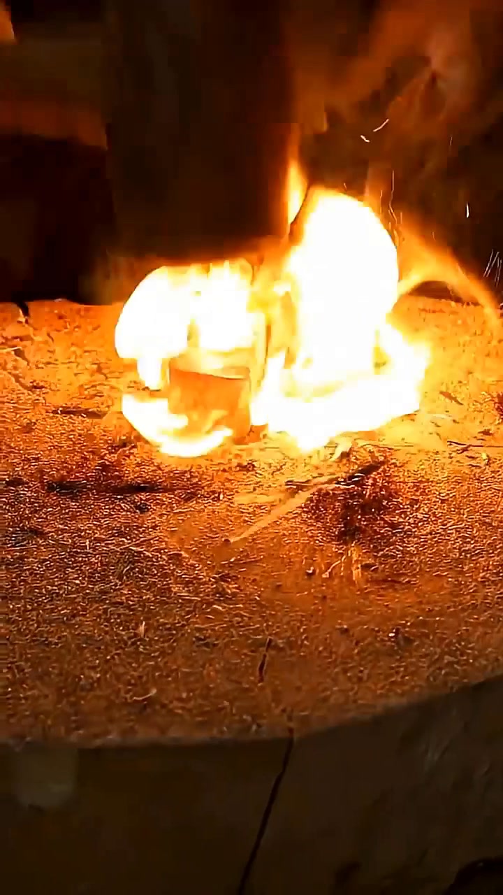 Forging a red licorice twist in iron