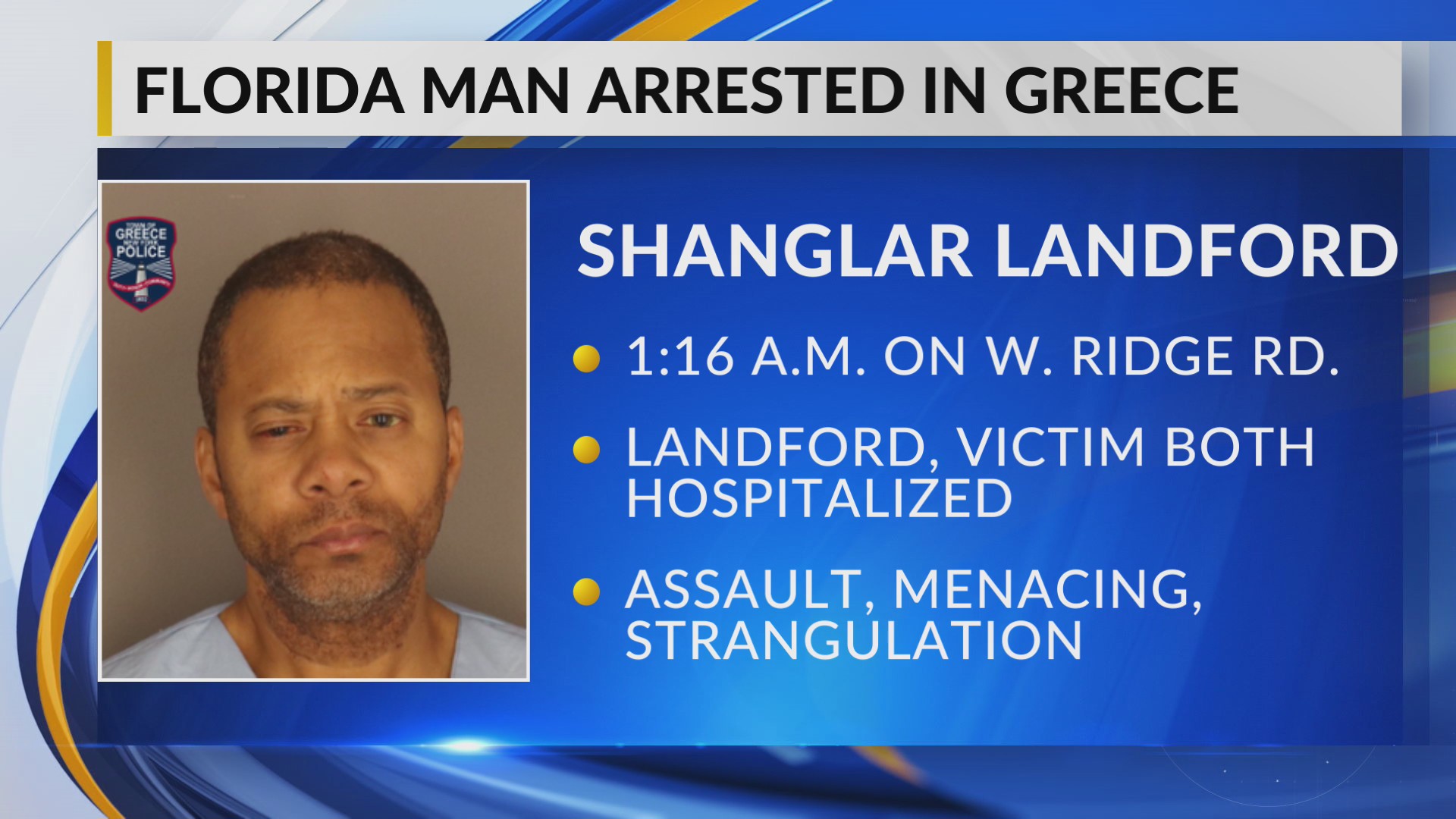 Florida man charged, allegedly assaulted woman in Greece