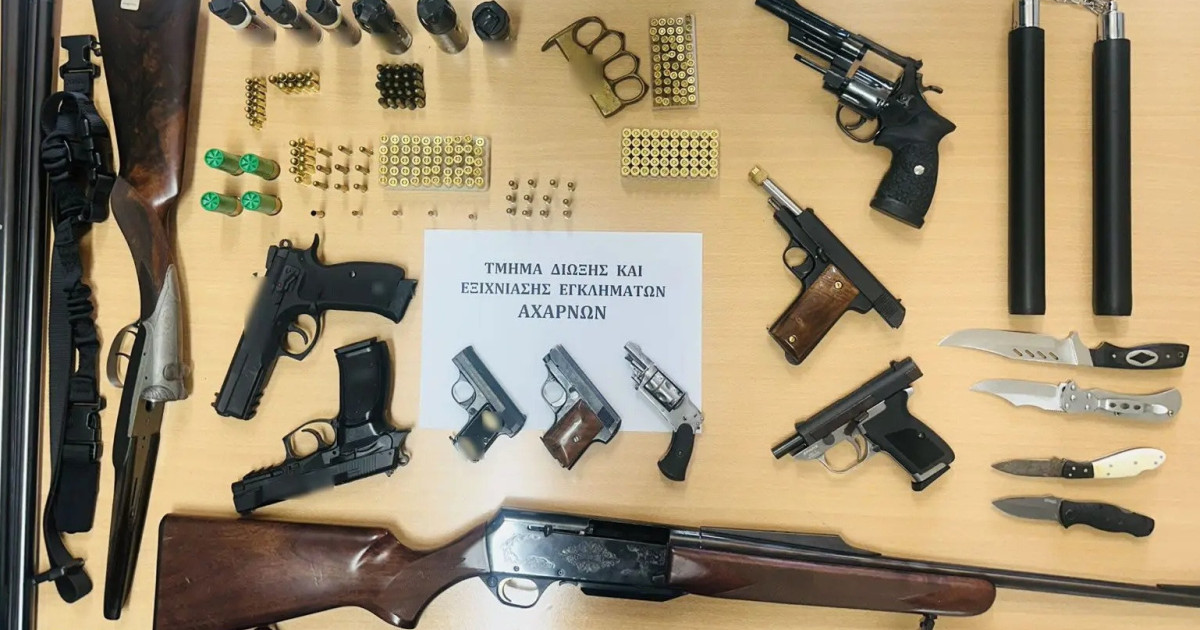 Αστυνομική επιχείρηση σε οικισμούς των Αχαρνών – Εντοπίστηκε οπλοστάσιο ...