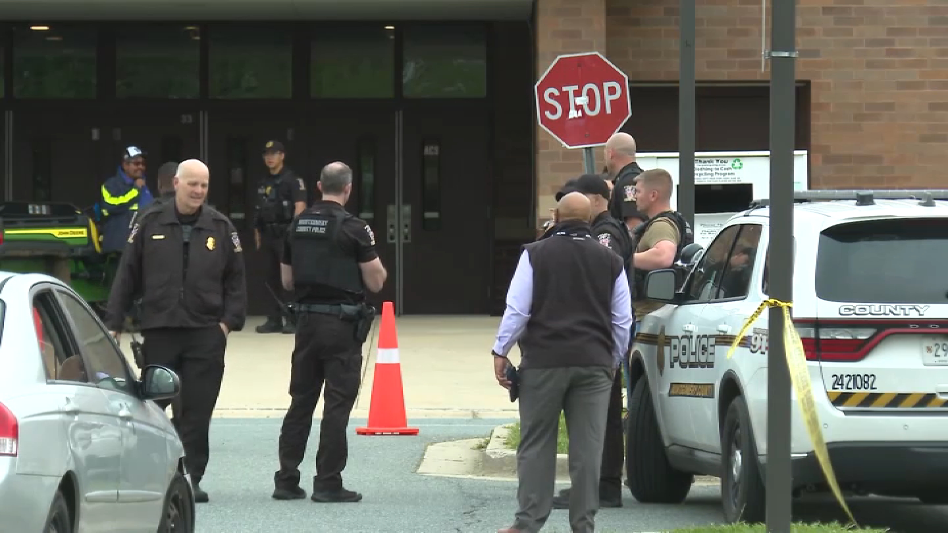 Boy shot in high school parking lot brawl in Silver Spring