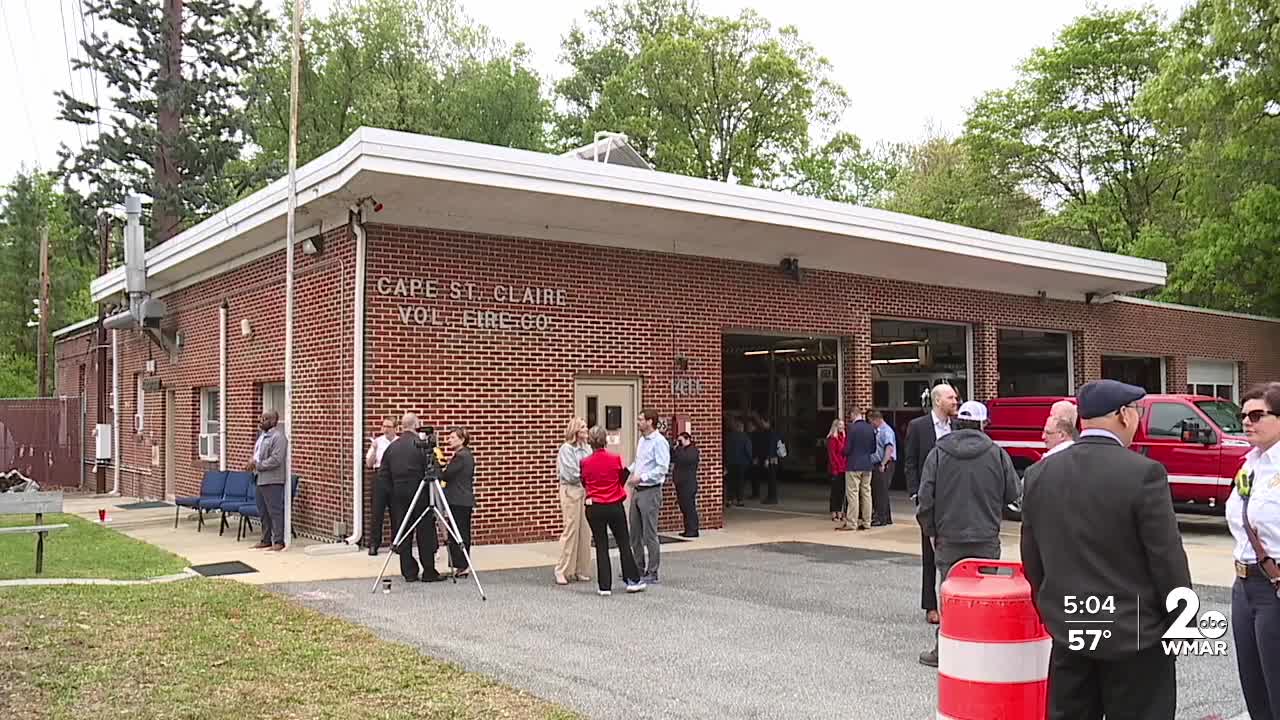 Cape Saint Clair Volunteer Fire Company breaks ground on a new station