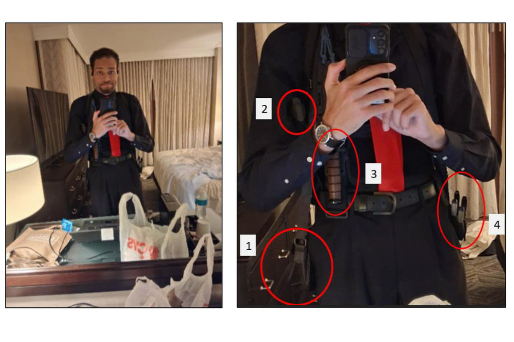 Man charged with trying to kill Trump took hotel room selfie before ...