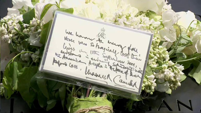 Live updates: King Charles and Queen Camilla visit 9/11 memorial site