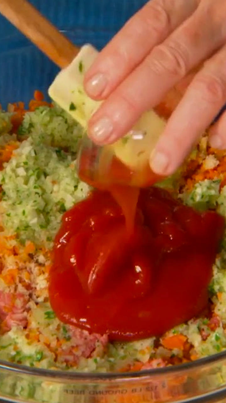 Traditional meatloaf recipe with simple everyday ingredients