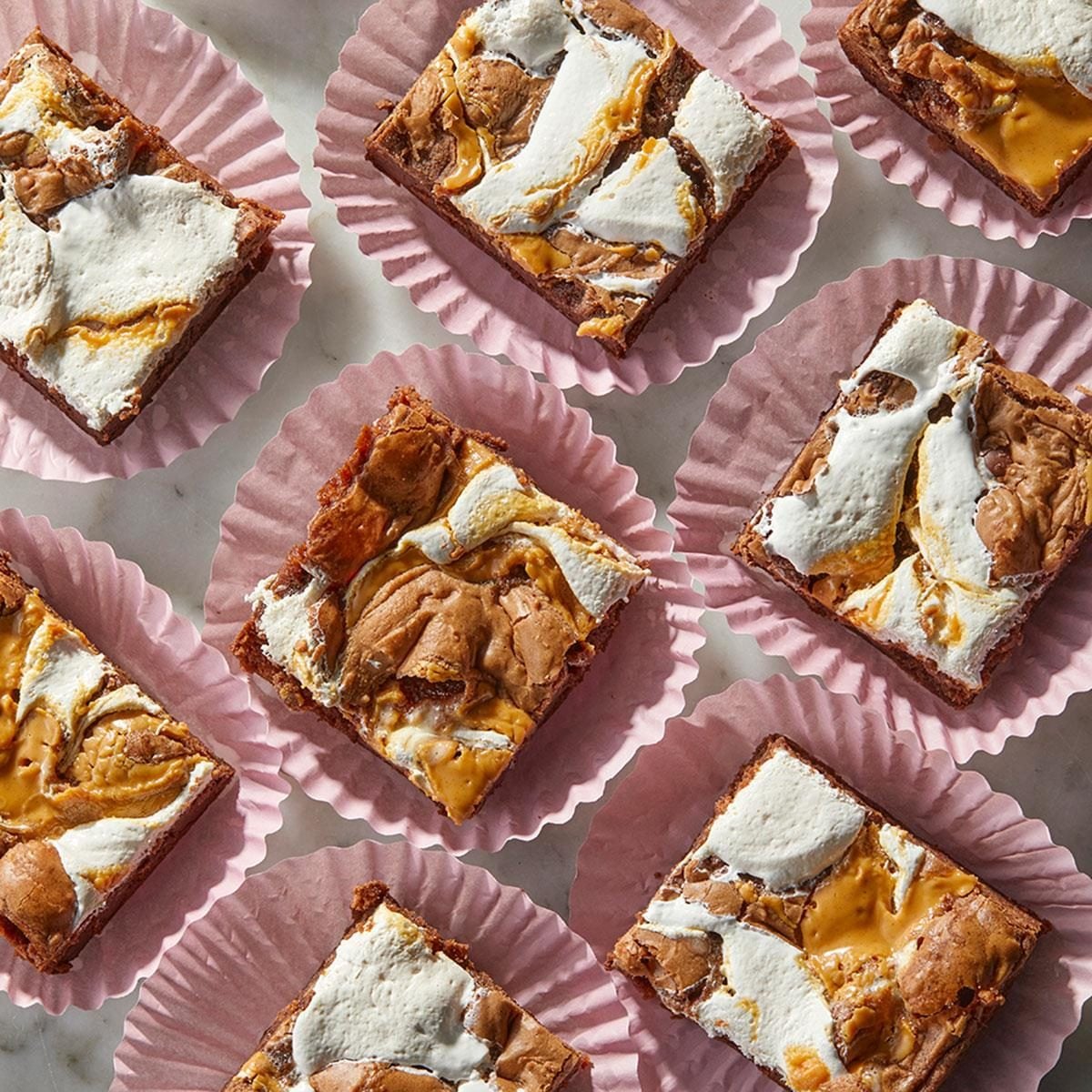 Fluffernutter brownies