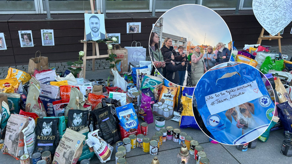 Koszalinianie uczcili pamięć Łukasza Litewki zbiórką karmy dla ...