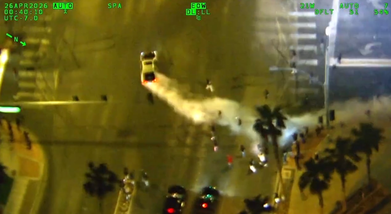 Street takeover enforcement in Las Vegas leads to 77 arrests, four guns ...