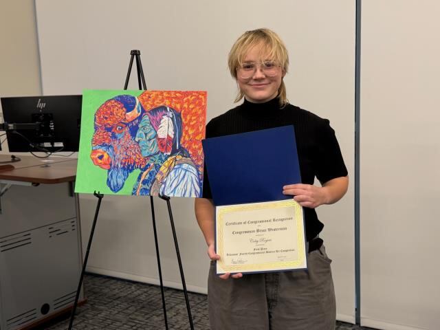The 2026 Congressional Art Competition winners form the fourth district