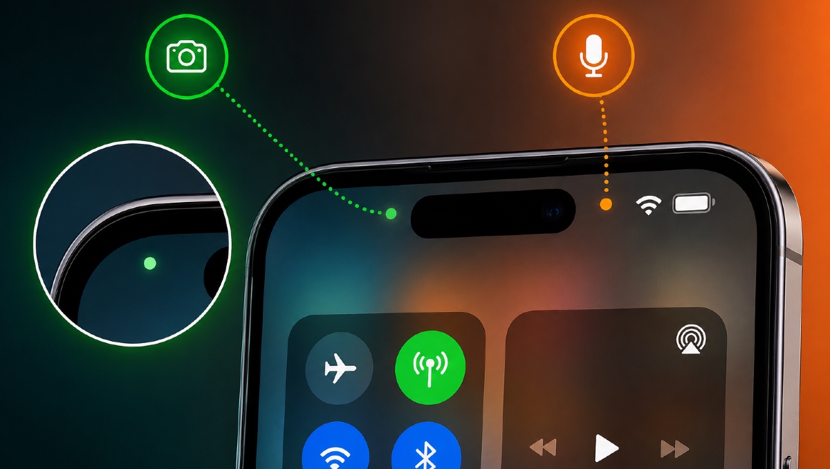 ¿Qué es ese punto verde o naranja que aparece en tu teléfono y cuándo ...